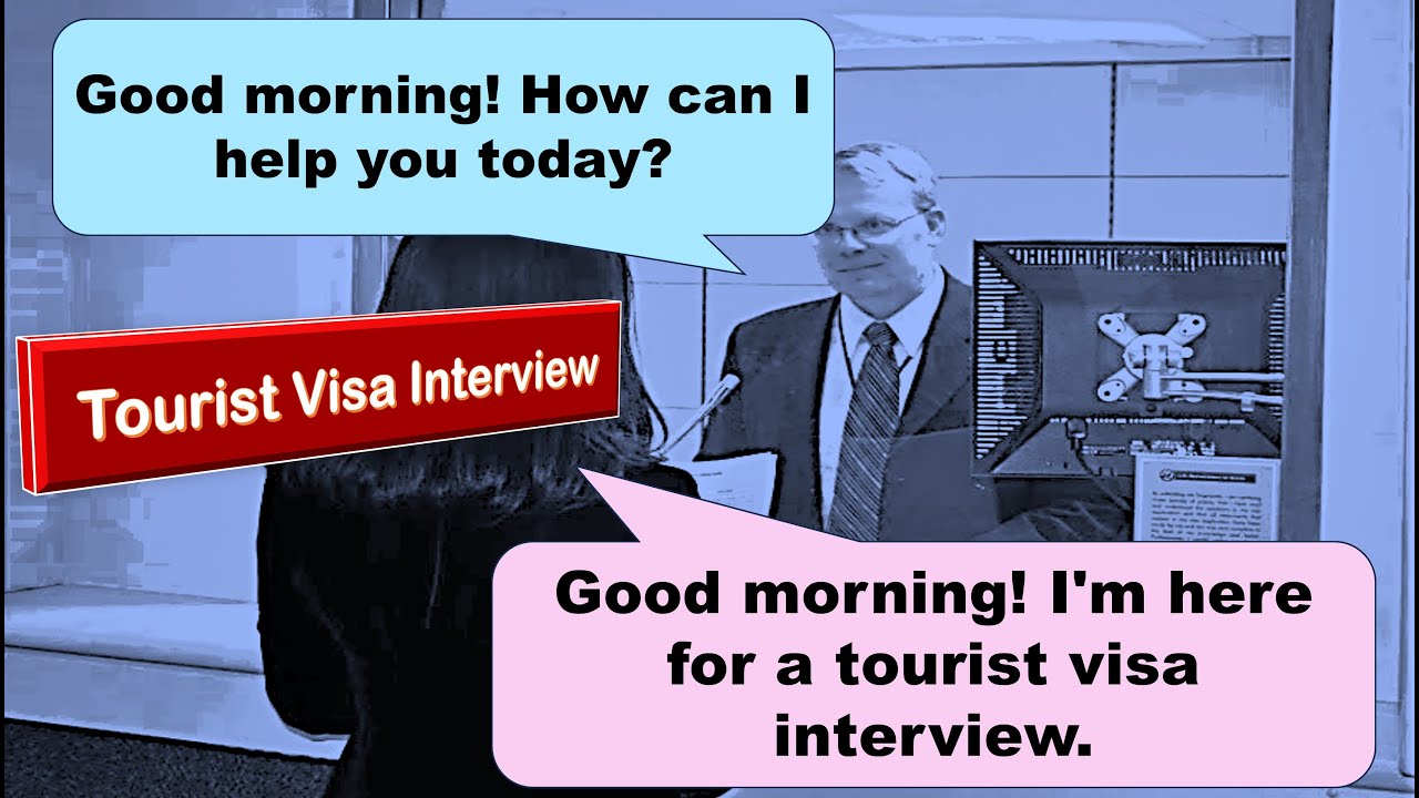 English Conversation Practice | Tourist Visa Interview Questions and ...