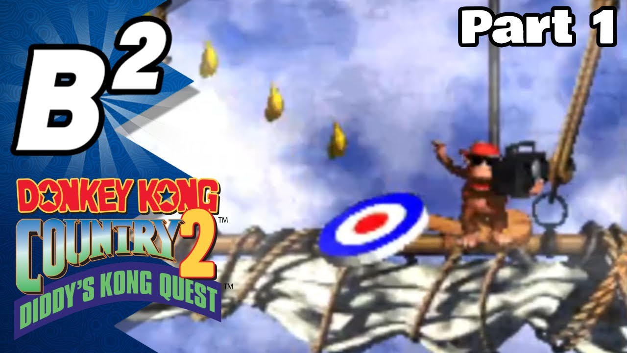 Diddy's Conquest - Donkey Kong Country 2 - Part 1 [Beta Squared] - YouTube