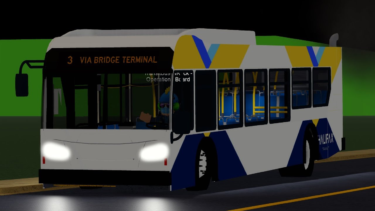 Roblox Buses: Halifax Transit New Flyer Xcelsior XD40 on route 3 ...