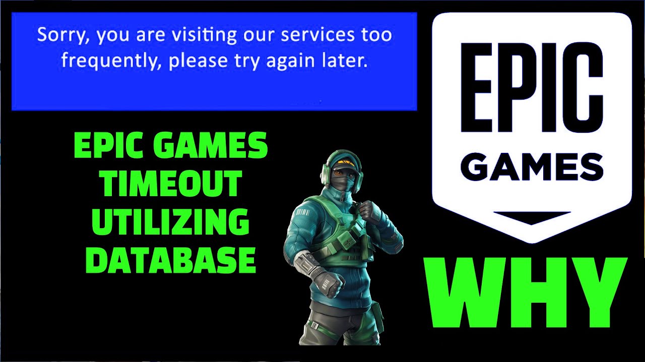 Epic Games Timeout Utilizing Database FIX - YouTube