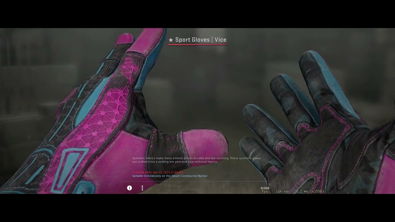 Insane Glove Pull !!! CS:GO Sport Gloves Vice Field Tested (WARNING ...