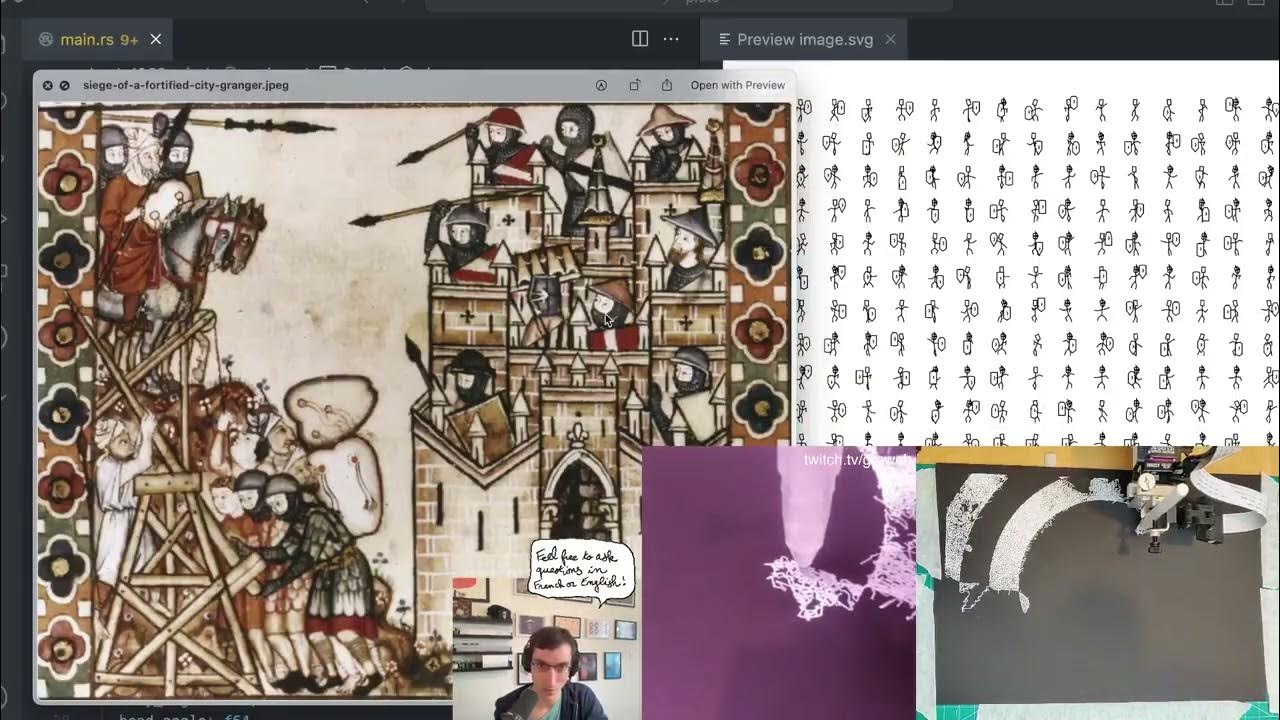 Plottable Medieval Era: live coding an army of medieval folks [FR ...