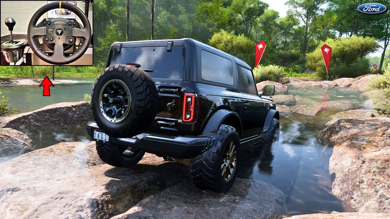 Offroading a Mighty Ford BRONCO - Forza Horizon 5 | Thrustmaster TX ...