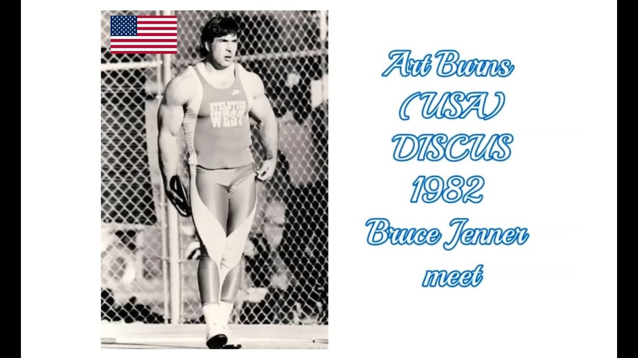 Art Burns (USA) DISCUS 1982 Bruce Jenner meet (PB 71.18 meters San José ...