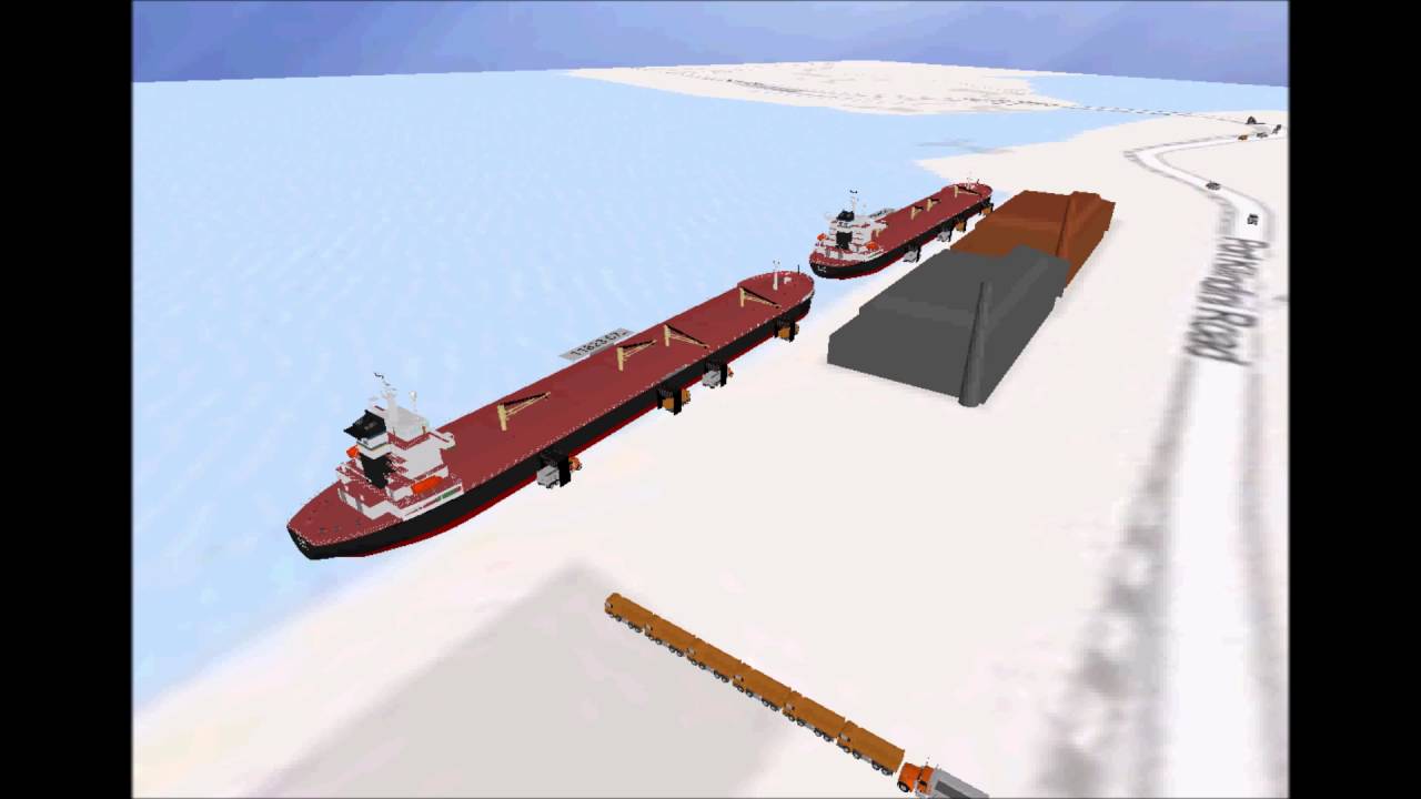 Port Logistics Simulation Using Simio - YouTube