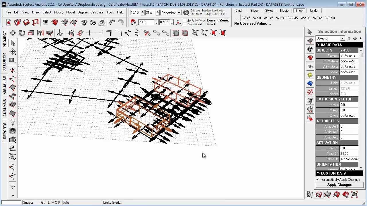BEST PRACTICE Modeling in Ecotect - YouTube