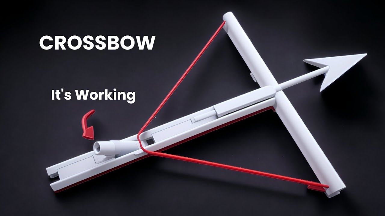 How To Make a Paper Crossbow That Arrow Shoot with Trigger | # ...