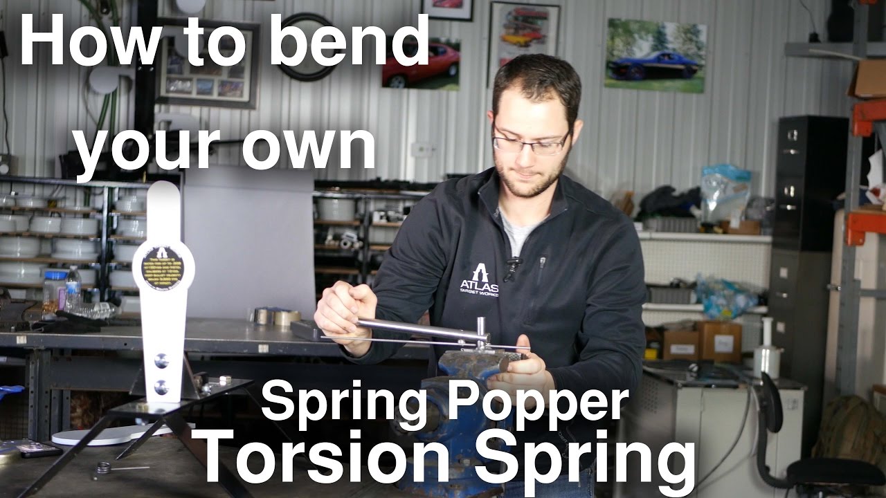 How to wind a torsion spring for an AR500 Spring Popper - Atlas Target ...