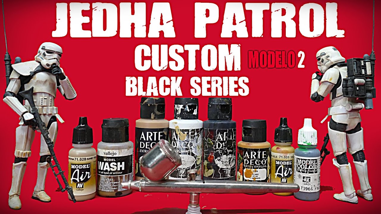Jedha Patrol Custom Black Series Modelo 2 - YouTube