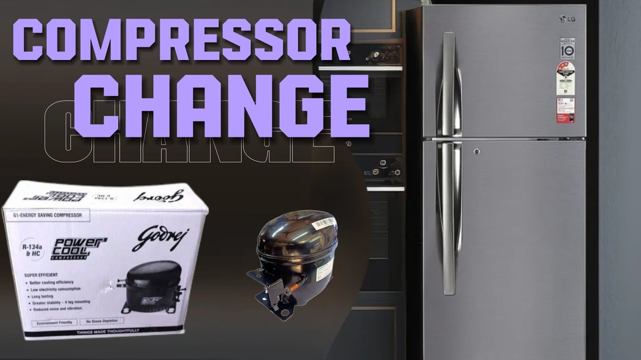 Godrej Freeze 🥶 Compressors Change | Compressor Change | Godrej Freeze ...