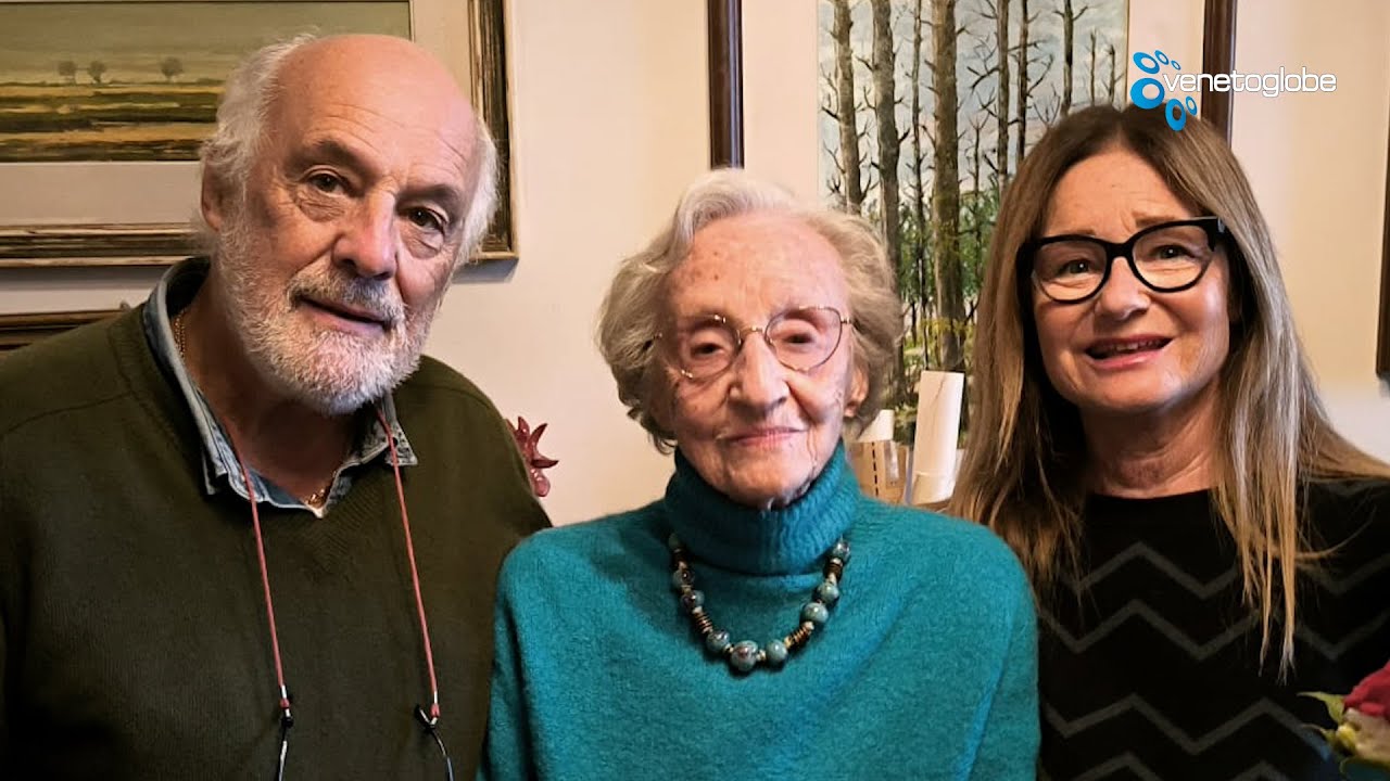 I 100 anni di Carla Civran in Comuzzi - YouTube