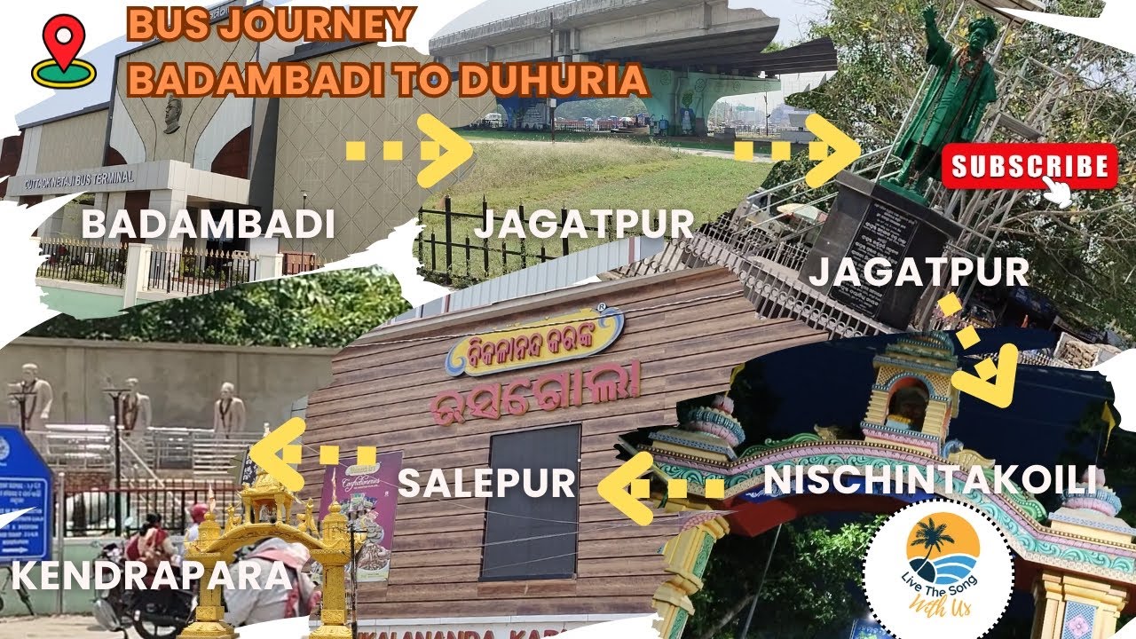 Bus journey from Badambadi Cuttack to Duhuria Kendrapara | Odisha ...