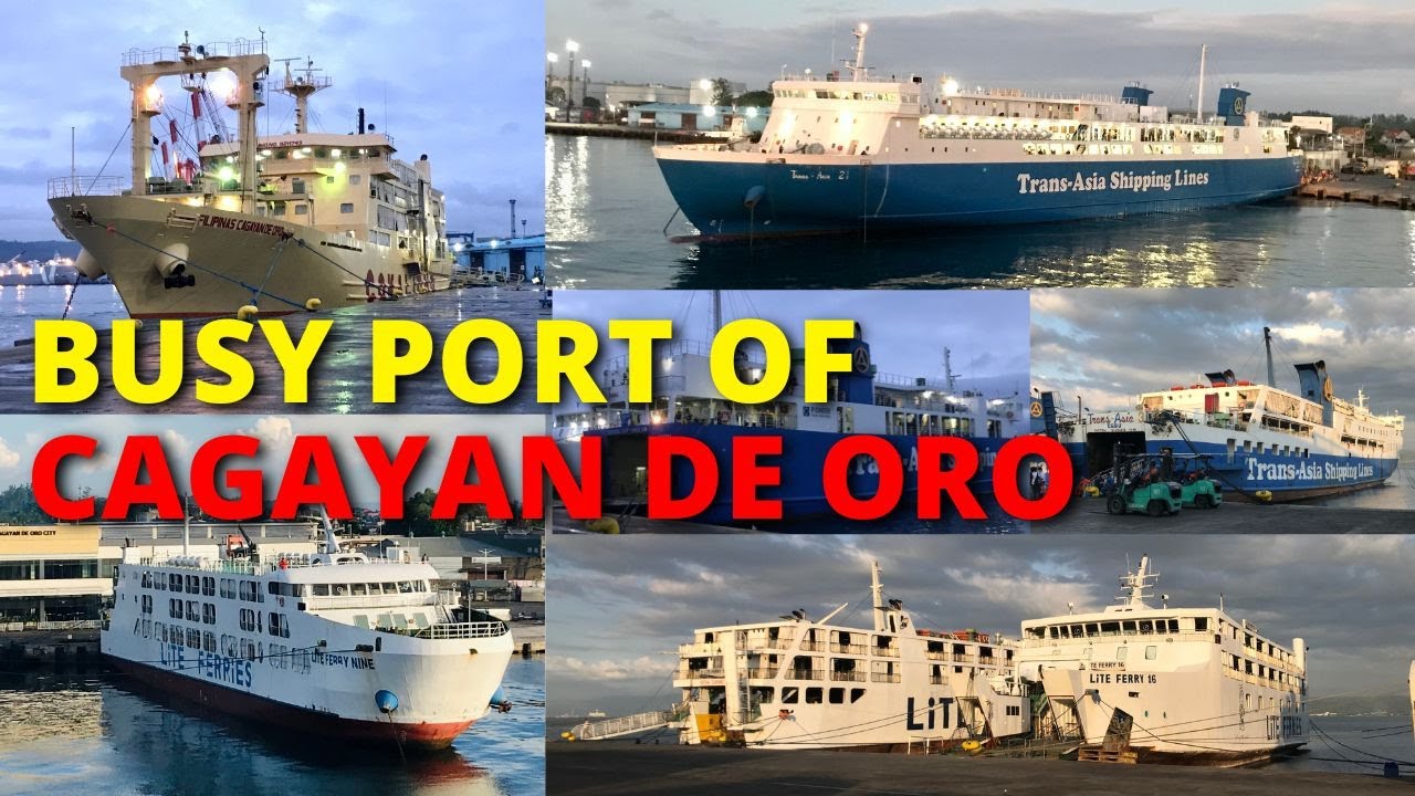 Busy Port of Cagayan de Oro City, Philippines | Trans-Asia, Lite ...