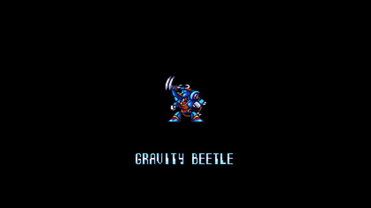 Megaman X3 gravity beetle stage - YouTube