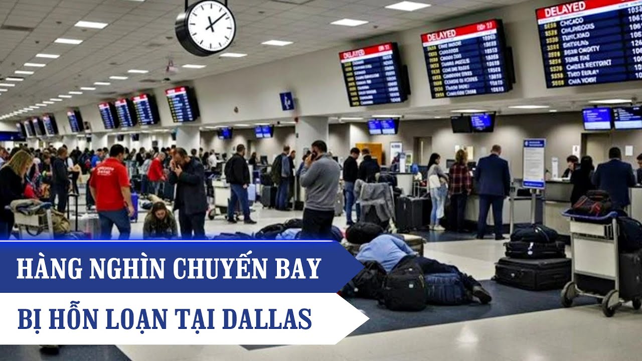 Viễn Thông Bị Sập - Phi Trường Dallas Trở Thành Bãi Chiến Bay! - YouTube