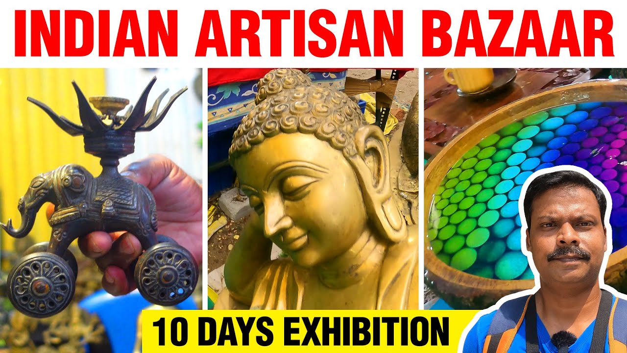 Best Shopping Venue! Indian Artisan Bazaar Chennai | CERC exhibition ground - YouTube
