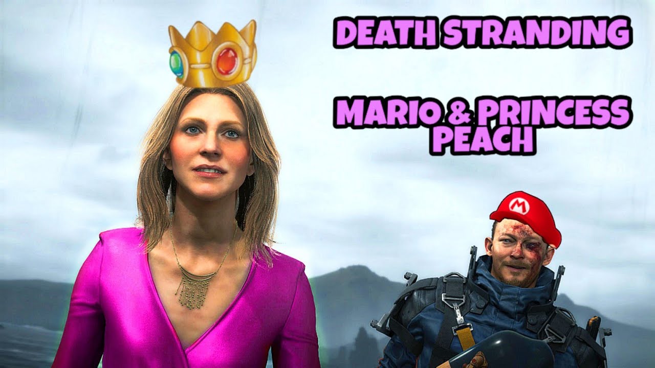 DEATH STRANDING / Mario & Princess Peach Scene / PS4 PRO - YouTube