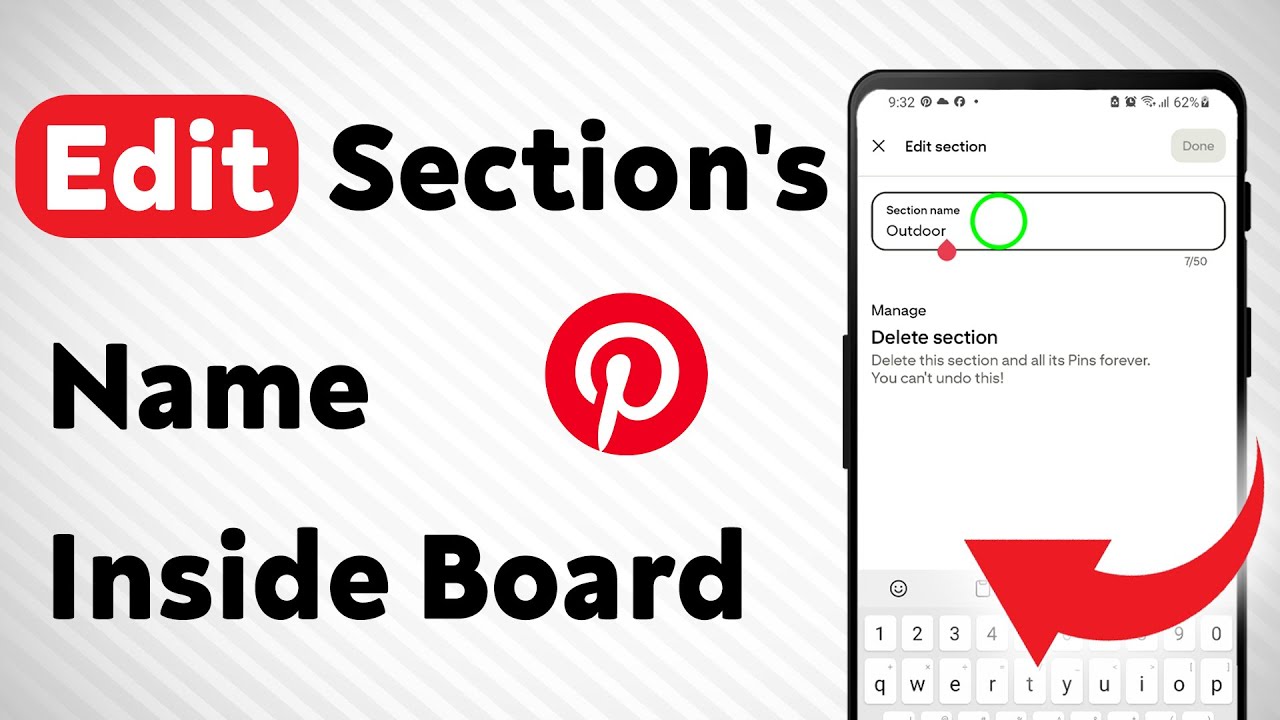 How to Edit a Section's Name Inside a Pinterest Board (Updated) - YouTube