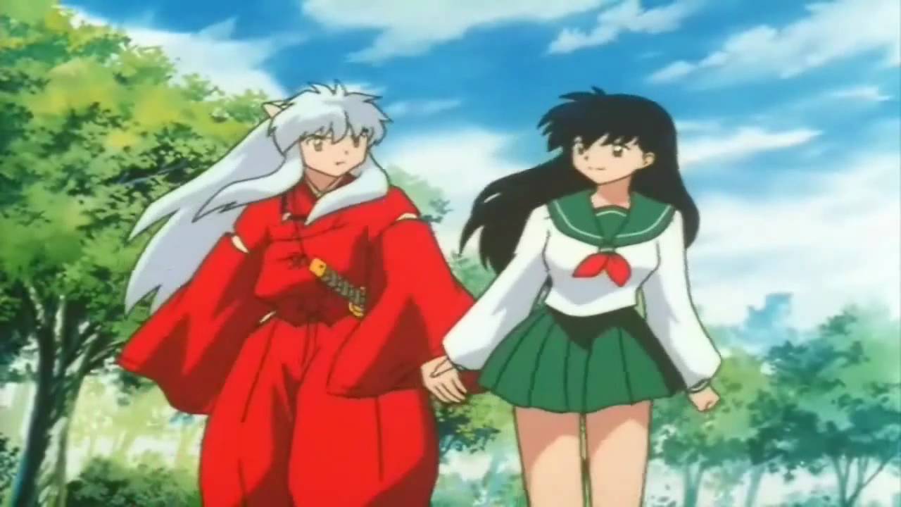 Inuyasha And Koga Fighting Over Kagome