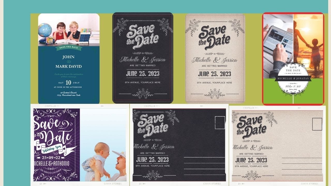 Save the Date PSD Template | Wedding PSD | Free Download | Yousuf ...