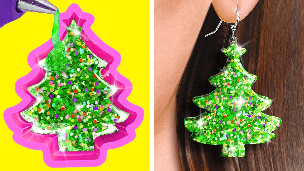 أفكار لمكياج وملابس عيد الميلاد 🎄 شجرة عيد الميلاد الجميلة من الورق