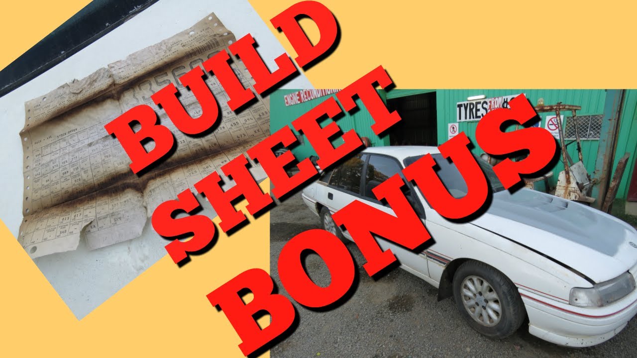 BUILD SHEET BONUS Kingatow crews vn formula progress - YouTube