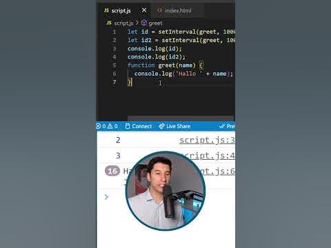 Intervalle beenden #tutorial #coden #vscode - YouTube