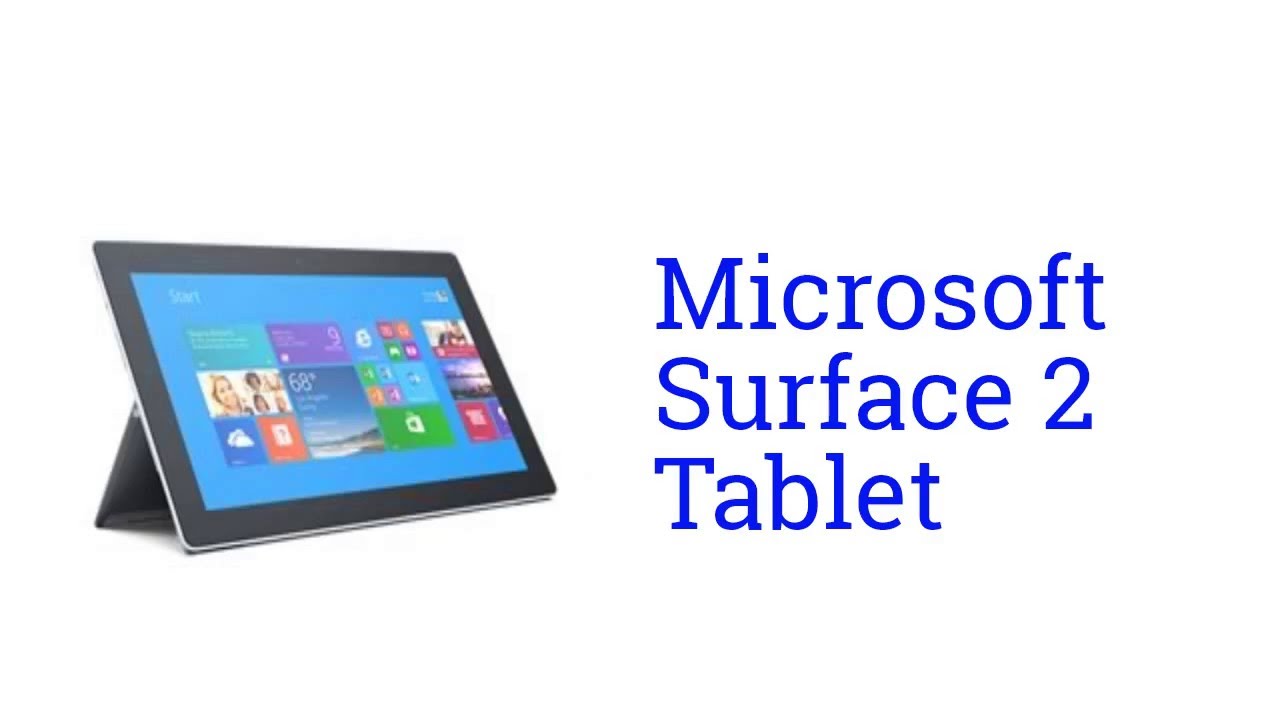 Microsoft Surface 2 Tablet Specification [America] - YouTube