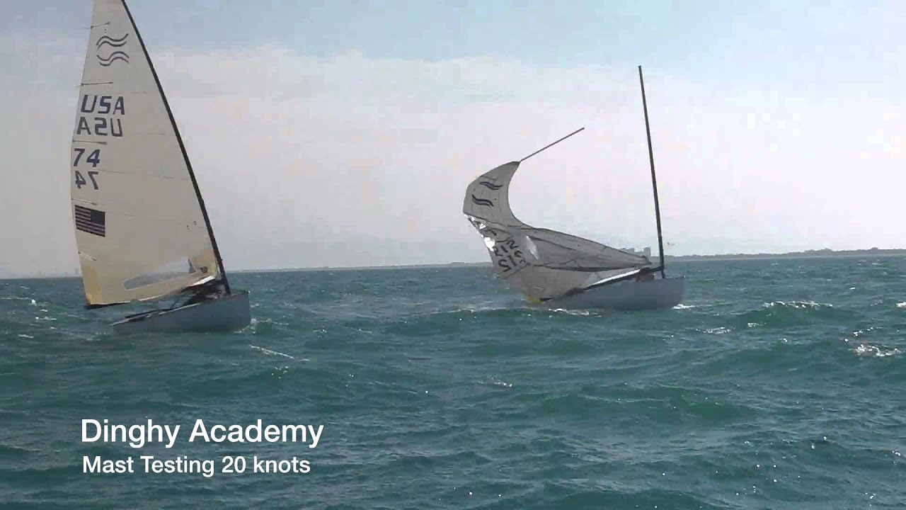 Finn Mast Break - YouTube