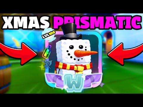 How To Unlock PRISMATIC SNOW SPONGE In SpongeBob Tower Defense..