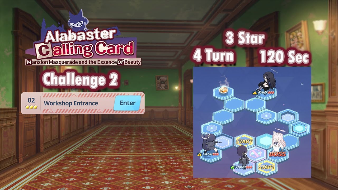 Blue Archive Global - Alabaster Calling Card Challenge 2 (3 Star, 4 ...