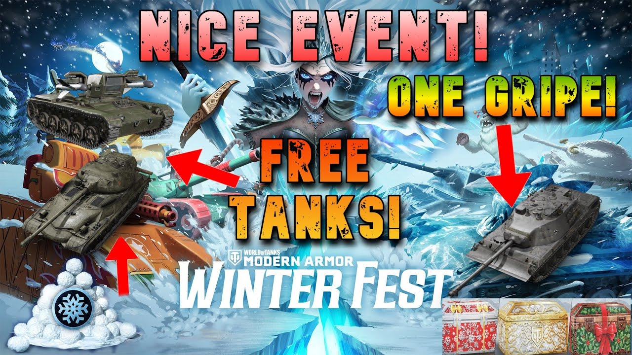 WinterFest 2024! Nice Event - Free Tanks! One Gripe! ll Wot Console - World of Tanks Modern ...