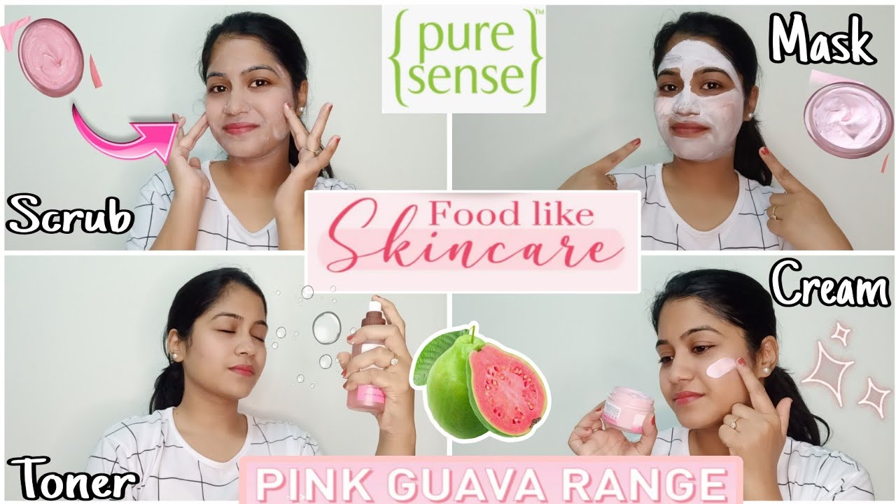 PureSense Pink Guava Range Review|Demo|Pure Sense Products|Skincare ...