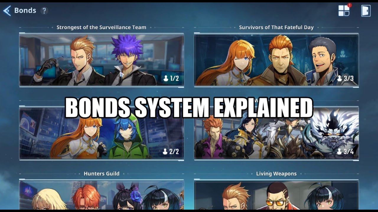 Bonds system explained Solo Leveling Arise - YouTube