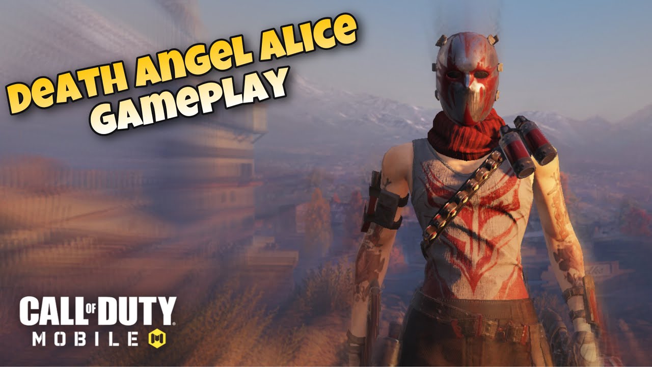 *NEW* Death angel Alice skin from daily login rewards gameplay | Codm high graphics 60 FPS ...