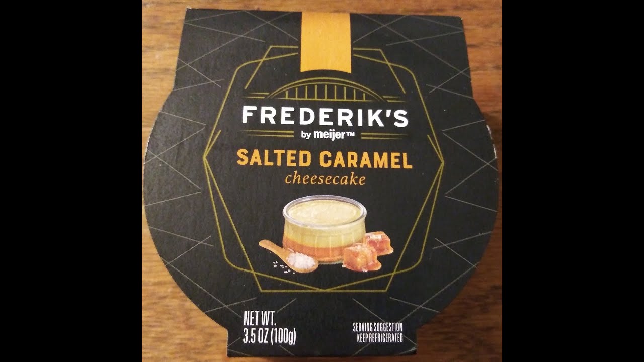 Frederik's by Meijer Salted Caramel Cheesecake Review - YouTube
