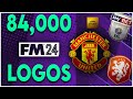 84K LOGOS & BADGES TO INSTALL ON FM24 - Football Manager Videos