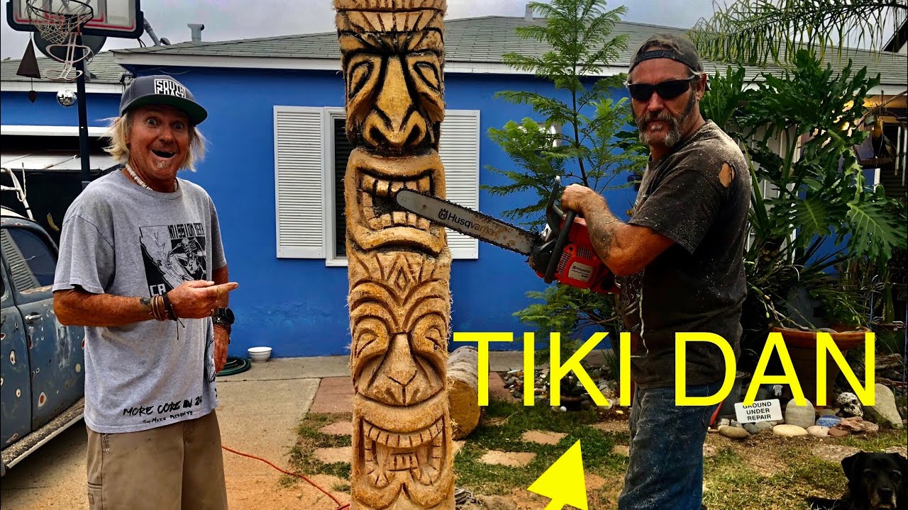 Carving a TIKI with TIKI Dan with interview (#325) - YouTube