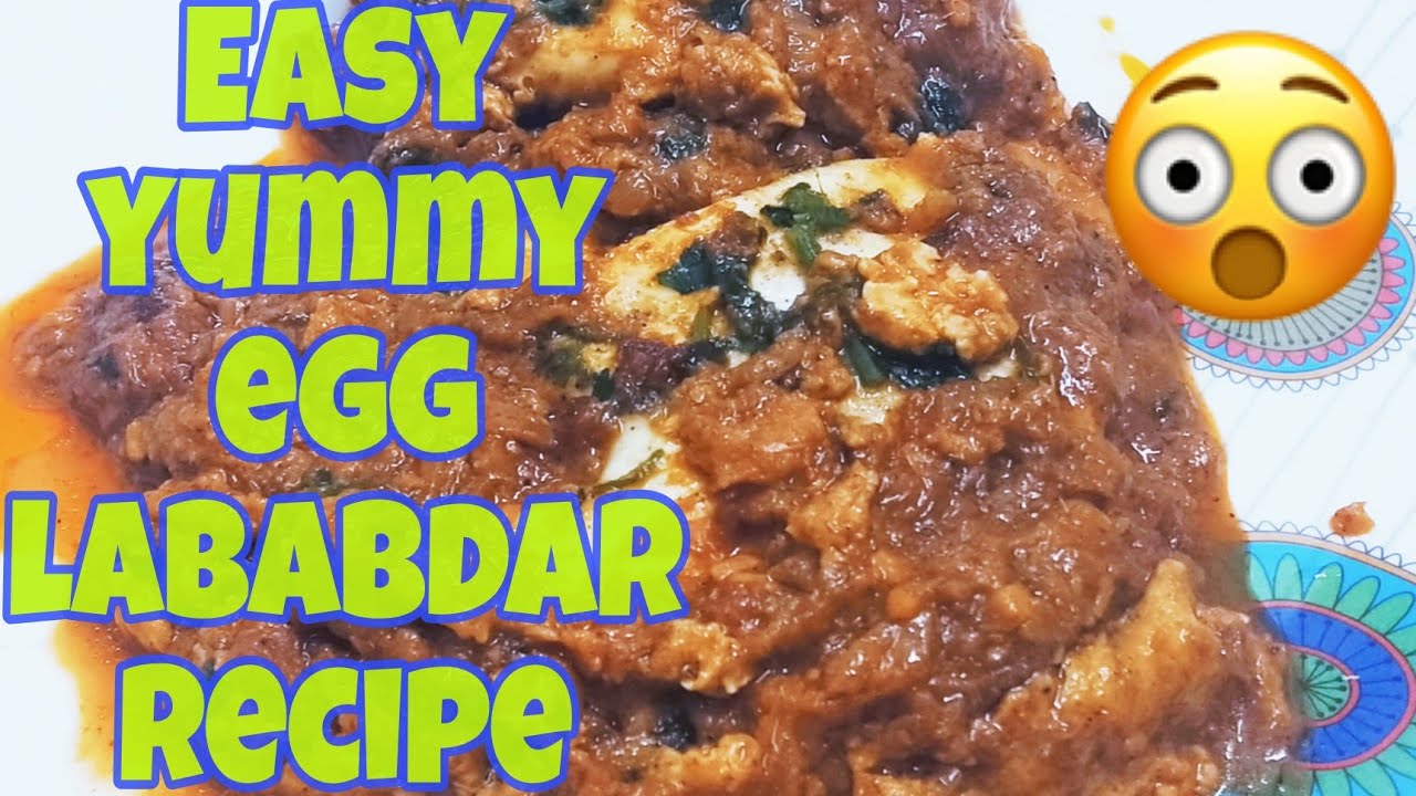 Quick & Easy Egg Lababdar Recipe | Egg Curry | Anda Curry | Anda ...