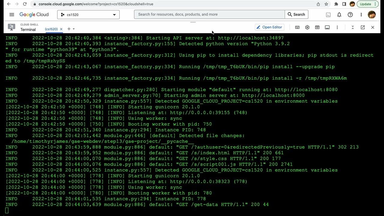 CS1520 Lecture 32a: JSON and AJAX Demonstration, part 1 - YouTube