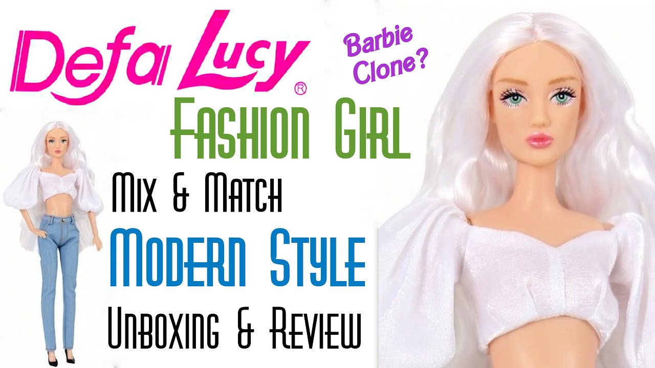 🌬️ DEFA LUCY PLATINUM FASHION GIRL MIX & MATCH MODERN STYLE BARBIE ...