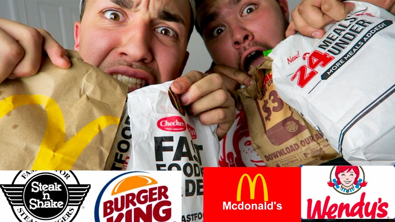 Greasy Fast Food Challenge!! - YouTube