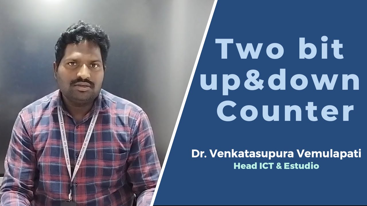 2-Bit Up/Down Counter with Combinational Circuit | Circuit Diagram ...