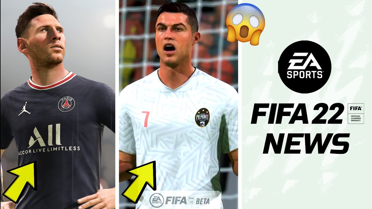 FIFA 22 | New Faces, Kits & Animation | (Messi, Ronaldo, Salah) - YouTube