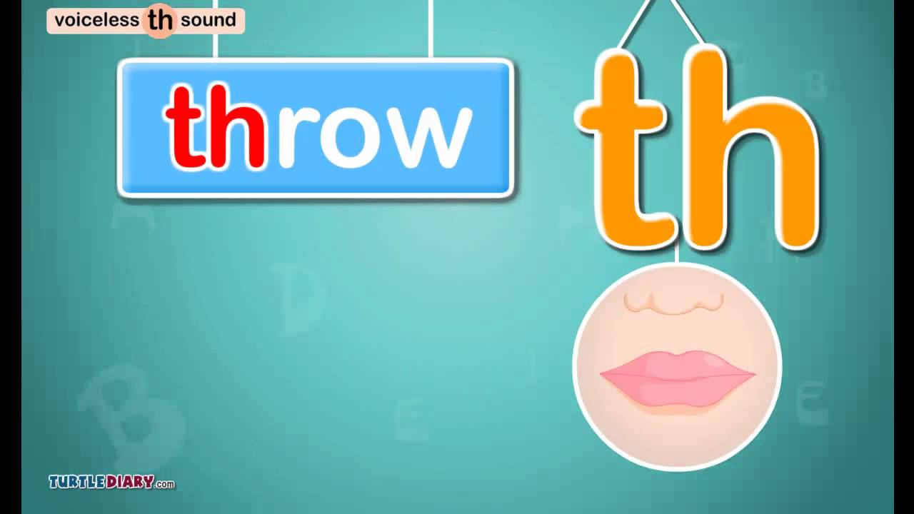 Voiceless Digraph th Sound Phonics By TurtleDiary YouTube