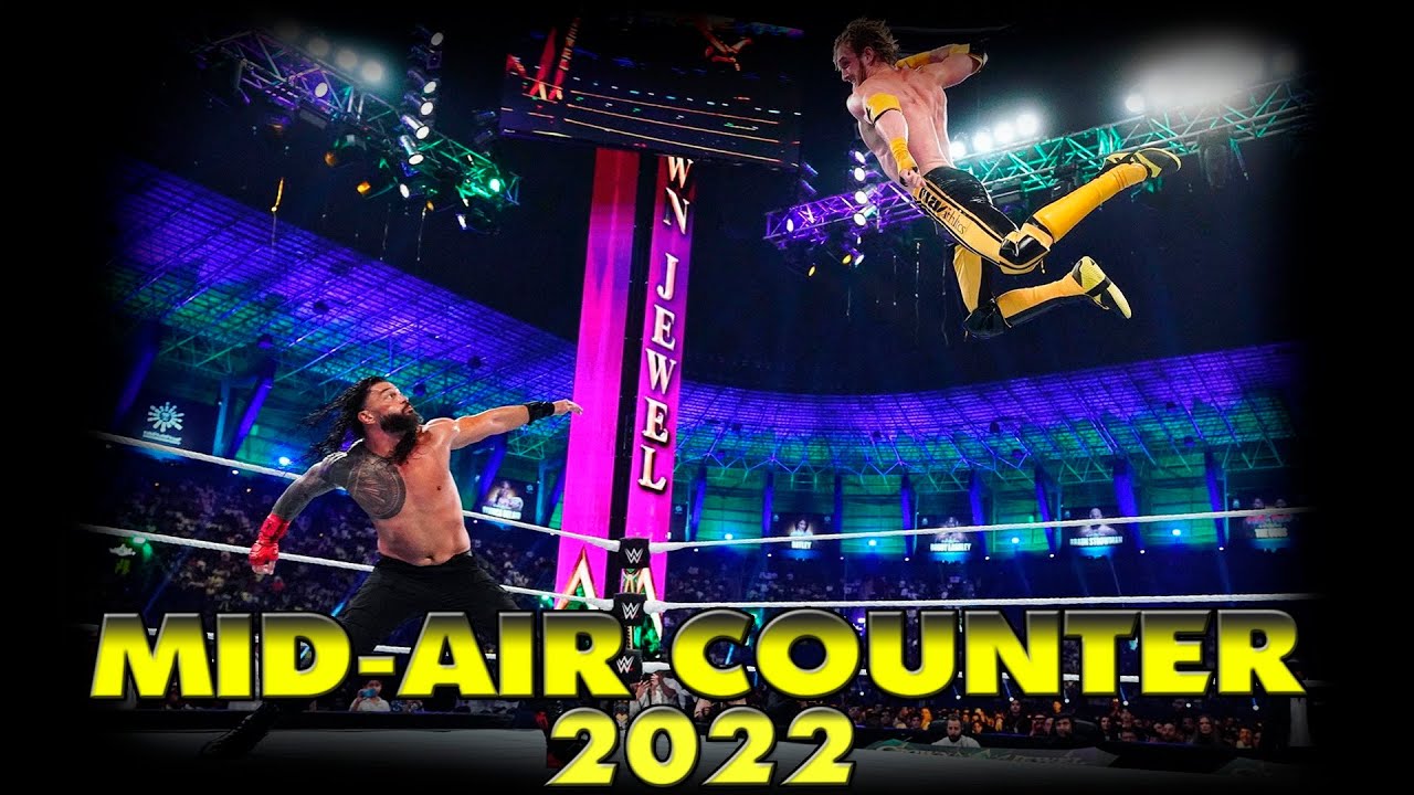 WWE Mid-Air Counter Compilation 2022 - YouTube