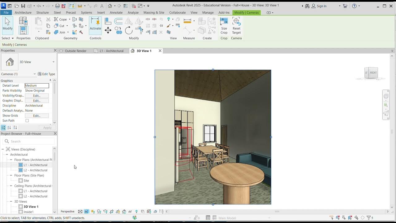 Revit How to Create Camera View - YouTube