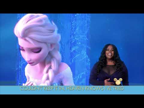 Disney Family Sing Along Amber Riley Let it go