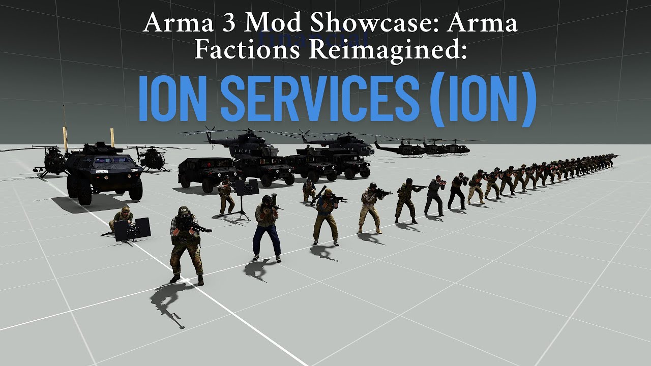 Arma 3 Mod Showcase: Arma Factions Reimagined: ION Services (ION) - YouTube