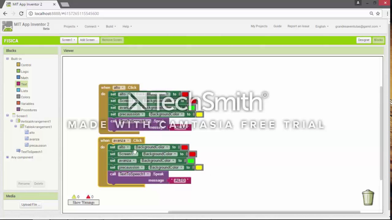 CÓMO HACER UN SEMÁFORO CON SONIDO - App Inventor 2 - YouTube
